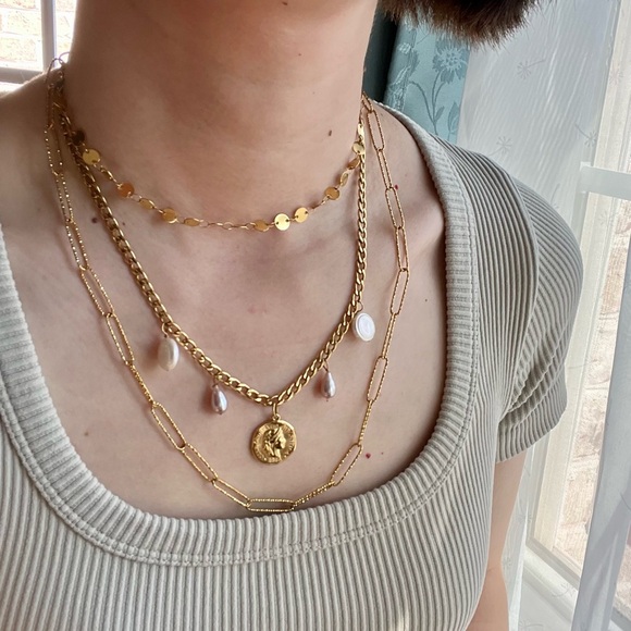 Jewelry | Stunning Three Layers Gold Chain Necklace Sets | Poshmark